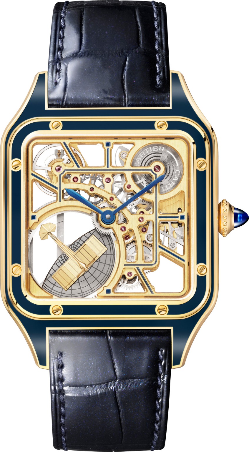 Découvrez la nouvelle montre Santos-Dumont de Cartier avec mouvement ...